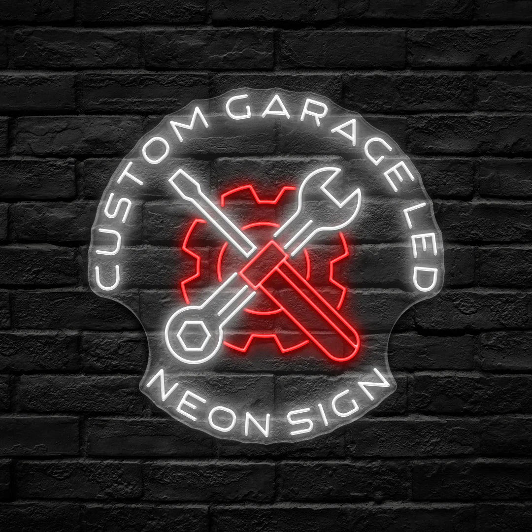 Custom Garage Neon Sign | Personalized LED Neon for Garages – Neonific ...